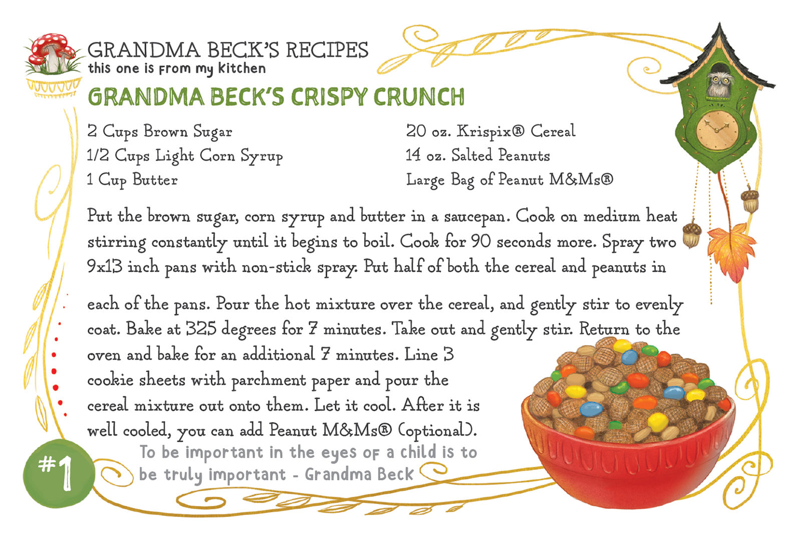 Recipe Cards | Grandpa Beck's Games